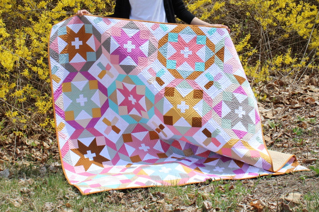 STAR BLOSSOM _ paper quilt pattern – Satomi Quilts